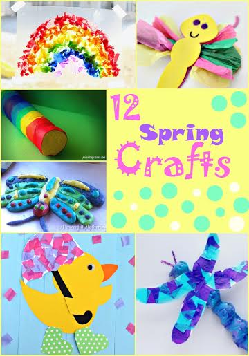 Life With 4 Boys: 12 Bright and Colorful Spring #Crafts for Kids