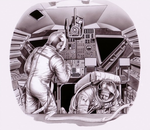 Apollo 9 Art by Russell Arasmith | Astrona