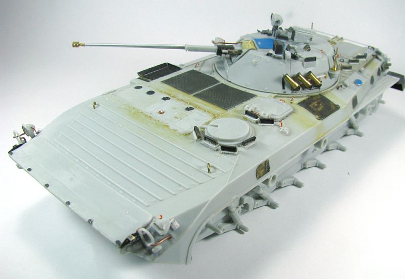 Plastic in Scale: BMP project update 4 ; Ready to be painted..
