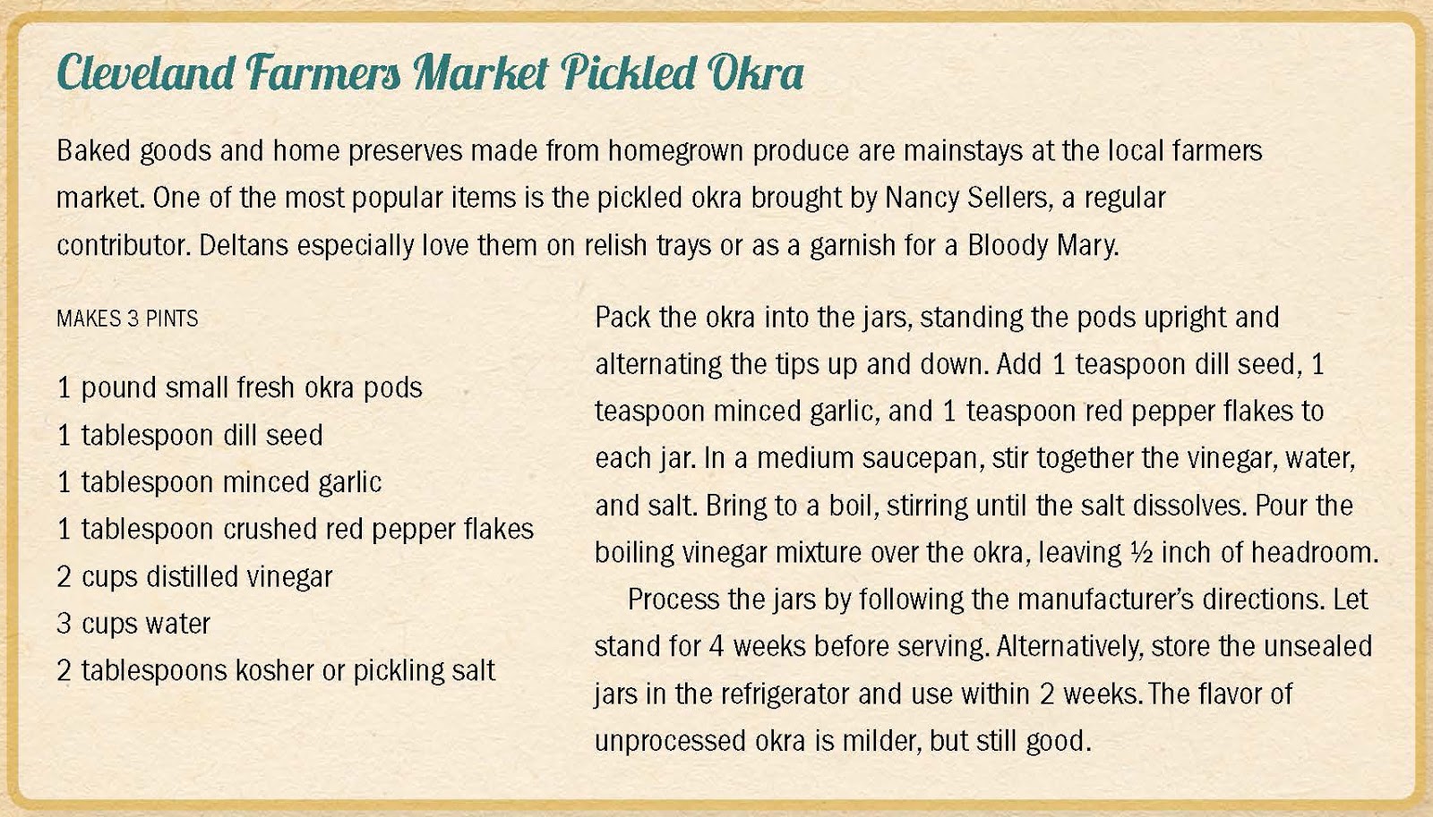 News from the University of Georgia Press: Making the Case for Okra