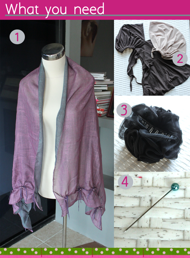 Tutorial Hijab Two Tone | Tutorial Hijab