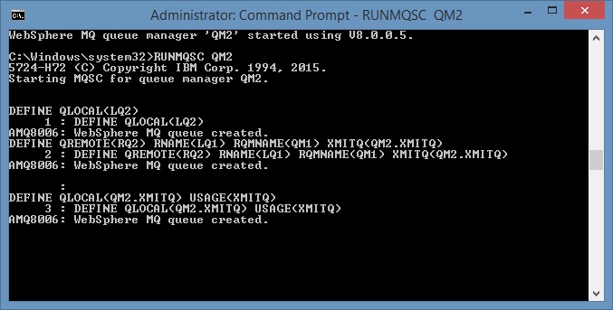 Middleware technologies: Distribution Setup in Websphere MQ or Point to ...