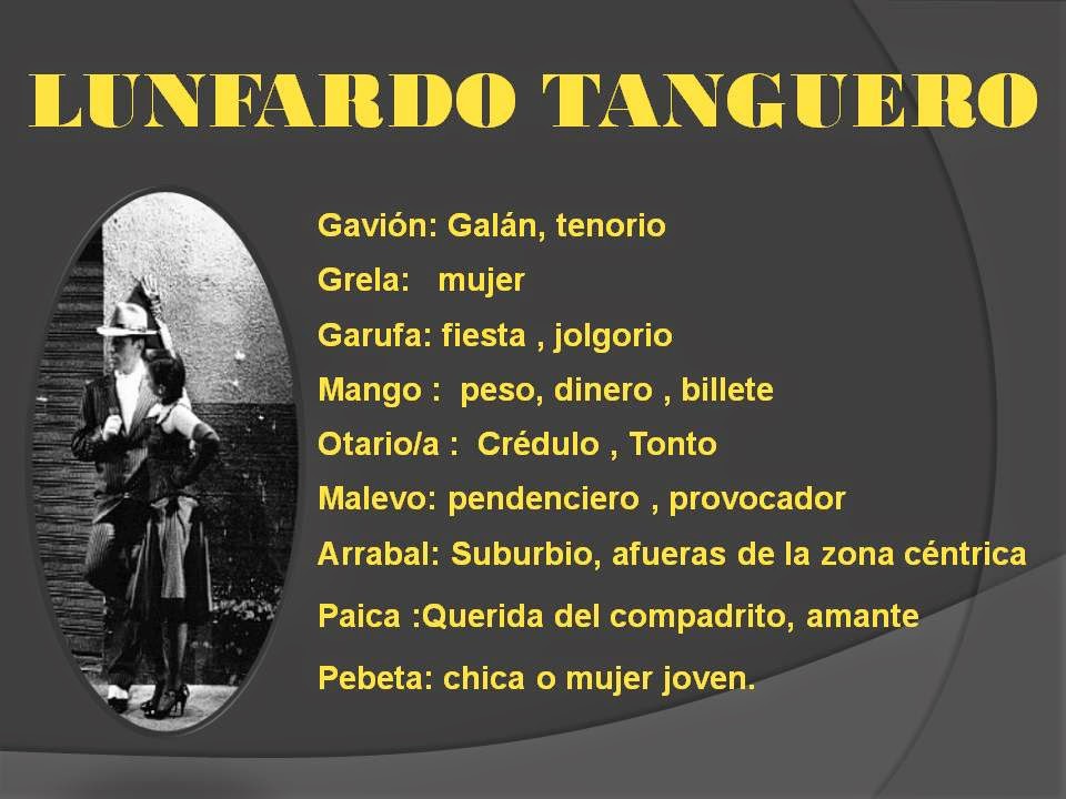 Esto no lo entiende ni Dios!: Lunfardo