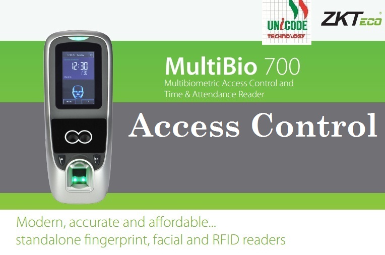 ZK TECO Multibio700 | ZK Software Access Control | Time Attendance