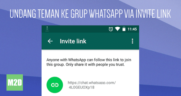 Membuat Invite Link Grup WhatsApp - Tanpa Admin Grup | Nge Tech