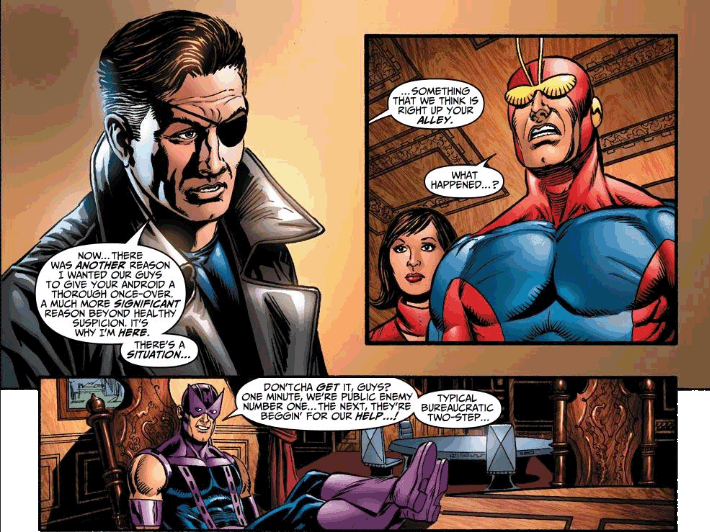 The Peerless Power of Comics!: We're SHIELD... You YIELD