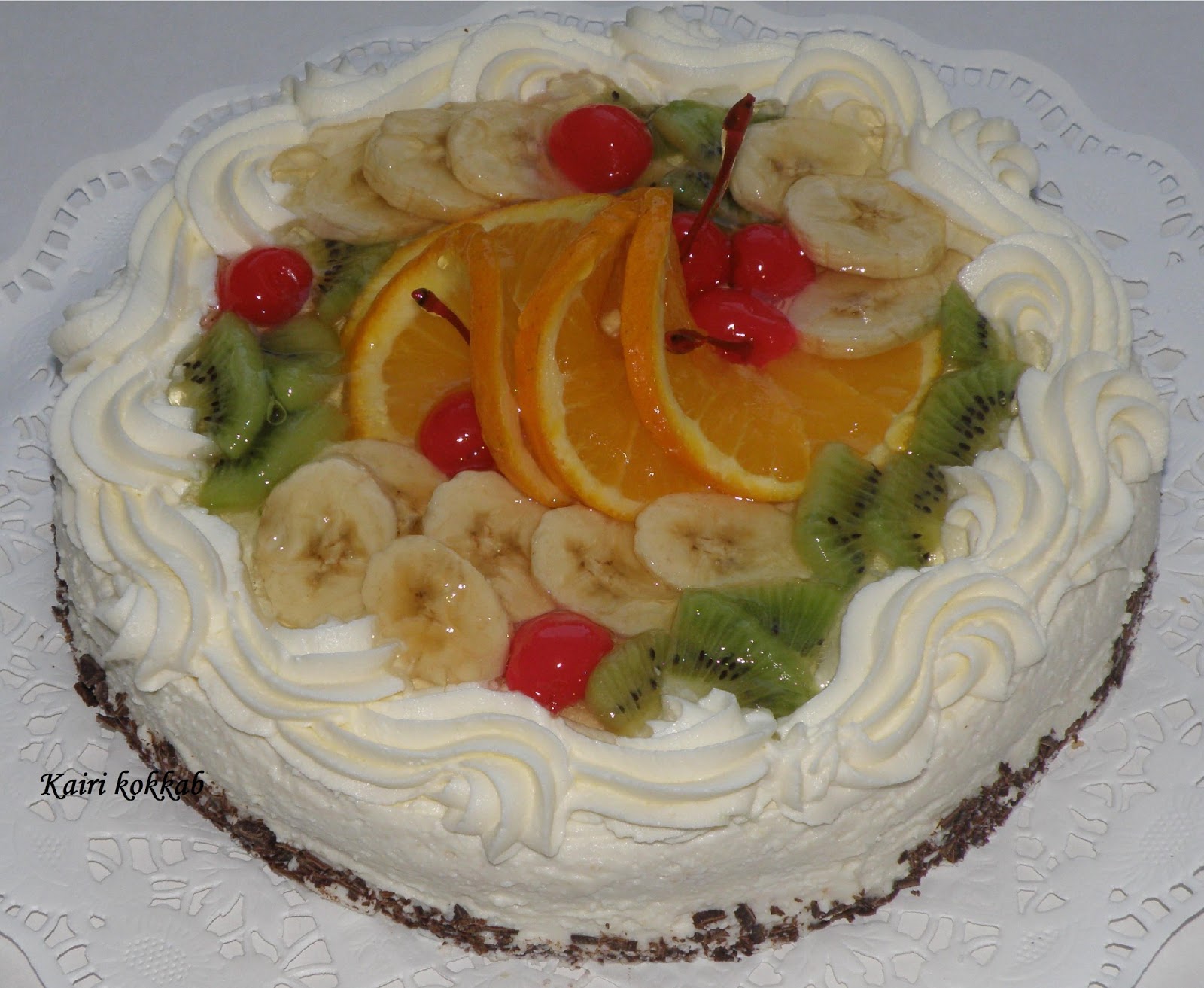 Kairi kokkab: Kohupiima-puuviljatort