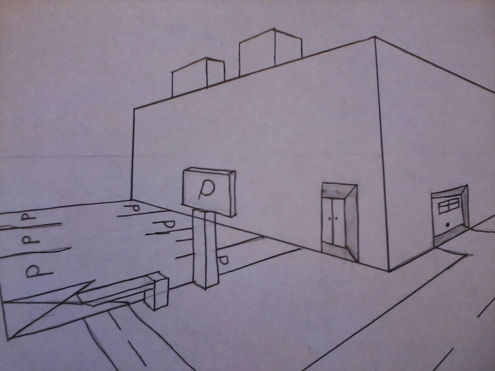 Plusklas Asten: Perspectief tekenen