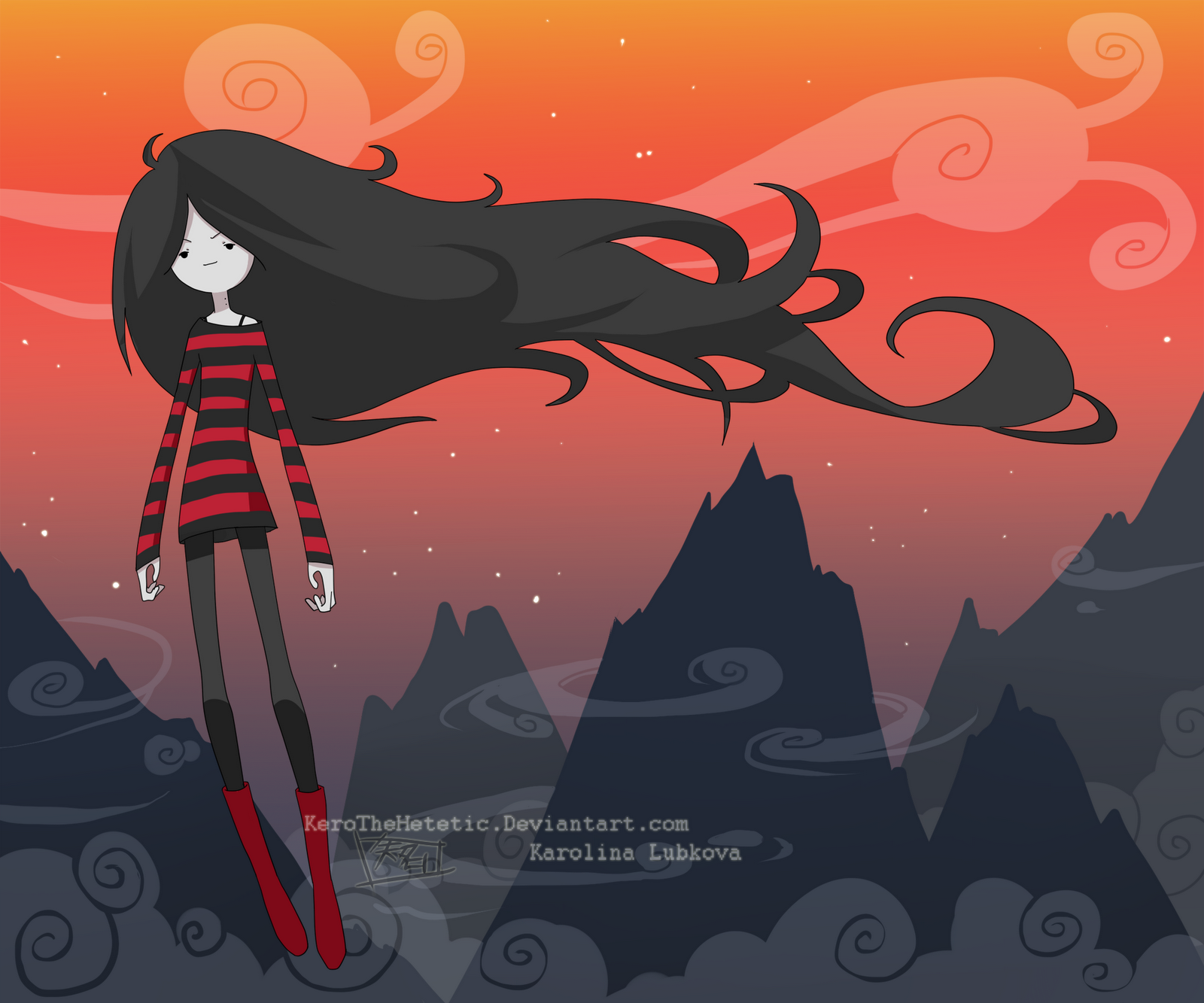 Hora de Aventuras: Espectacular wallpaper para Halloween de Marceline