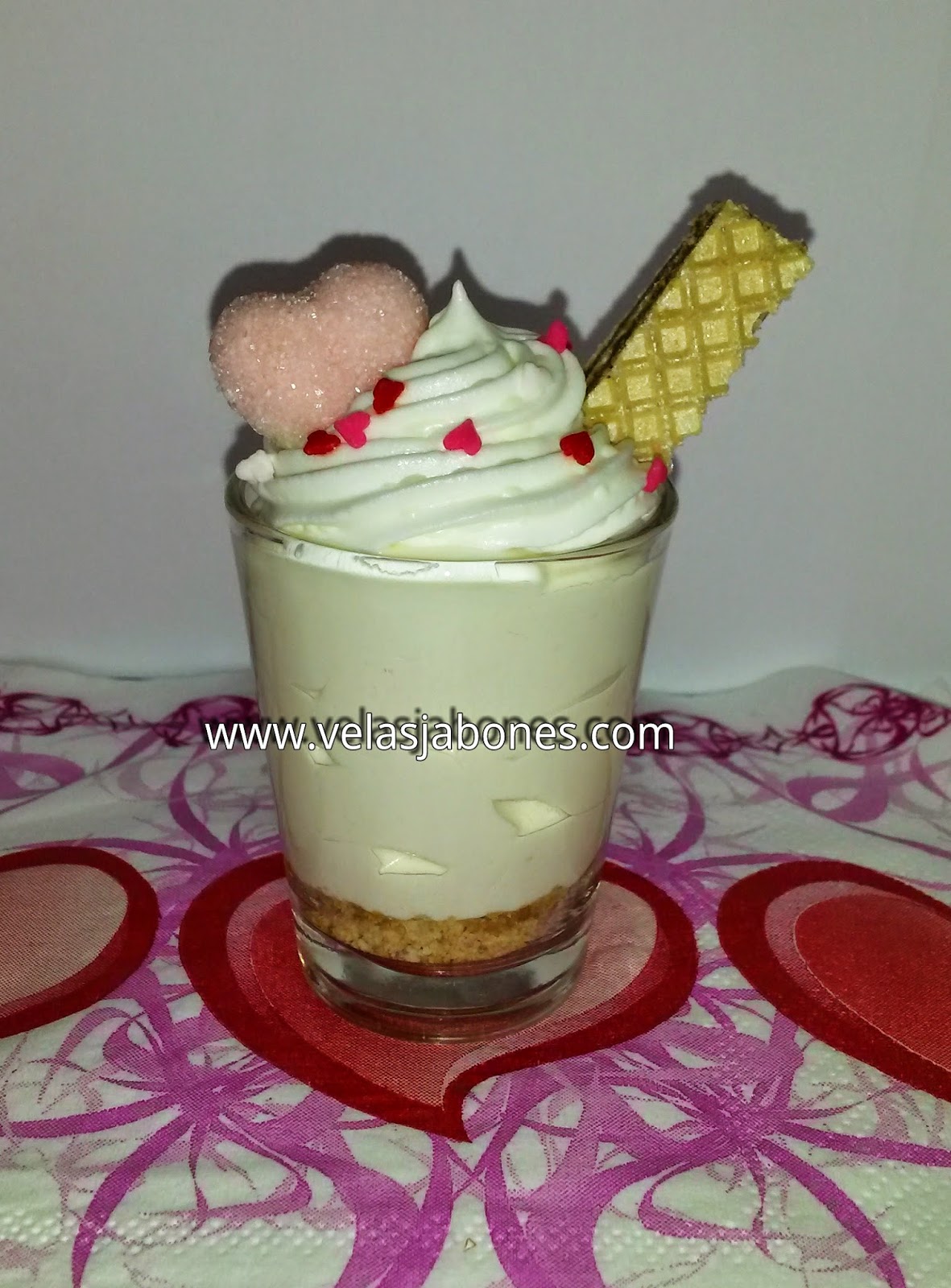 Diorizella En Casa: Postre fácil Shot de cheesecake, sin hornear