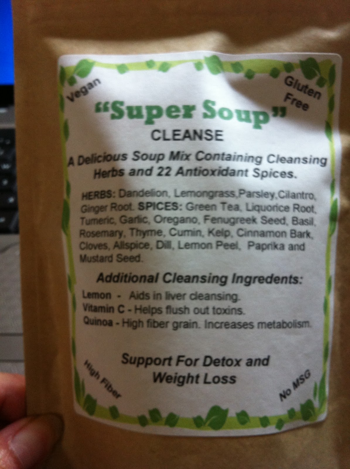 Alternative Health Food Store: Super Soup Cleanse