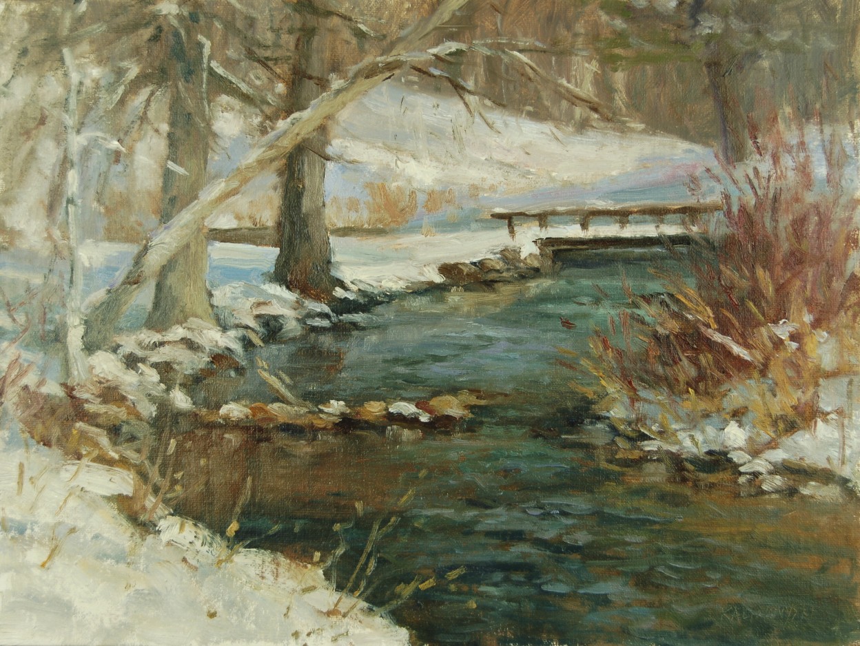 Kathleen Kalinowski - Artist: Plein Air Paintings in Winter