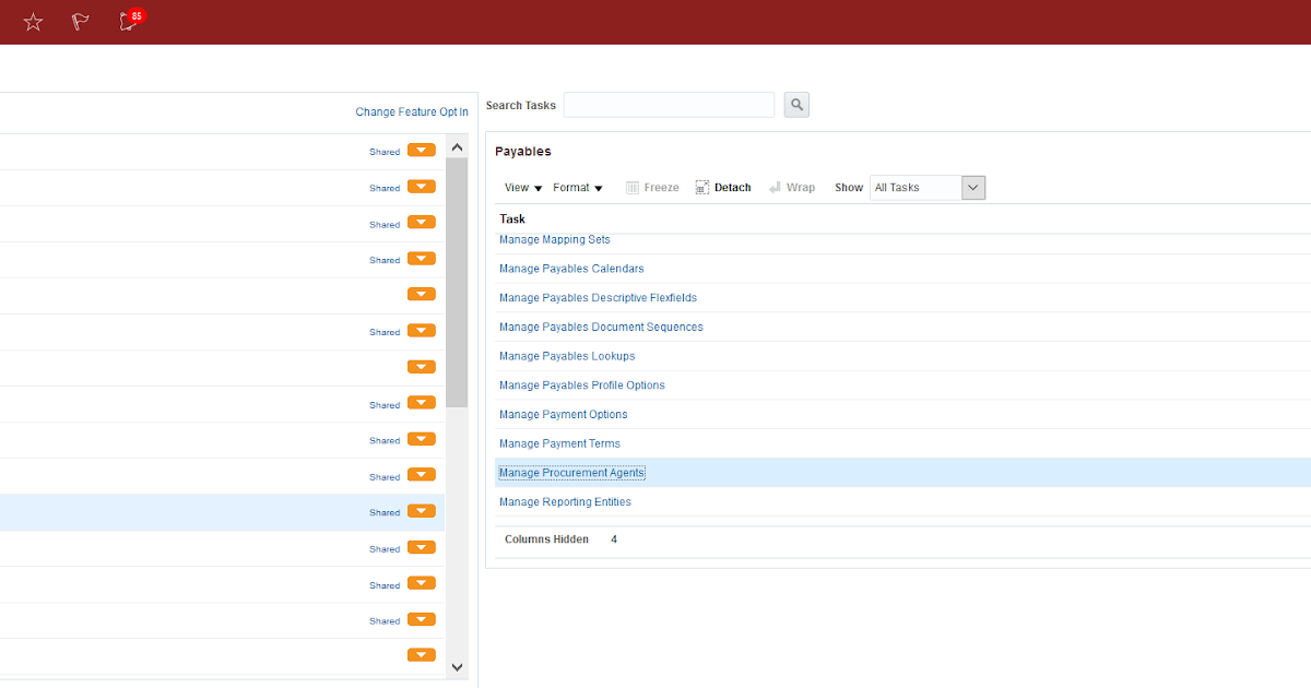 The Oracle Prodigy Set Procurement Agents In Oracle Fusion Applications