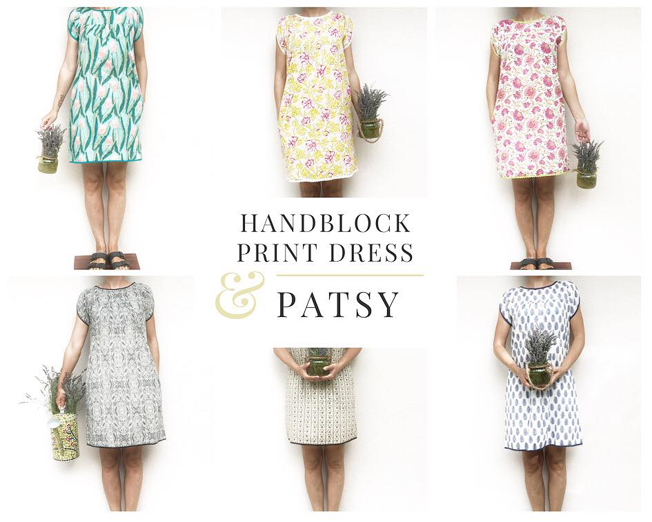 Čarobni svet gdč. Patsy: Patsy Hand Block Print Dress