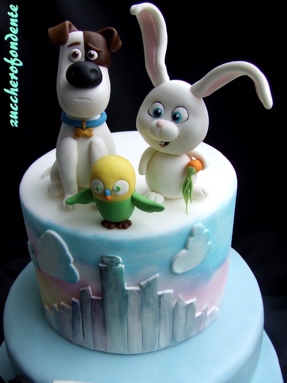 zuccherofondente: The Secret Life of Pets cake