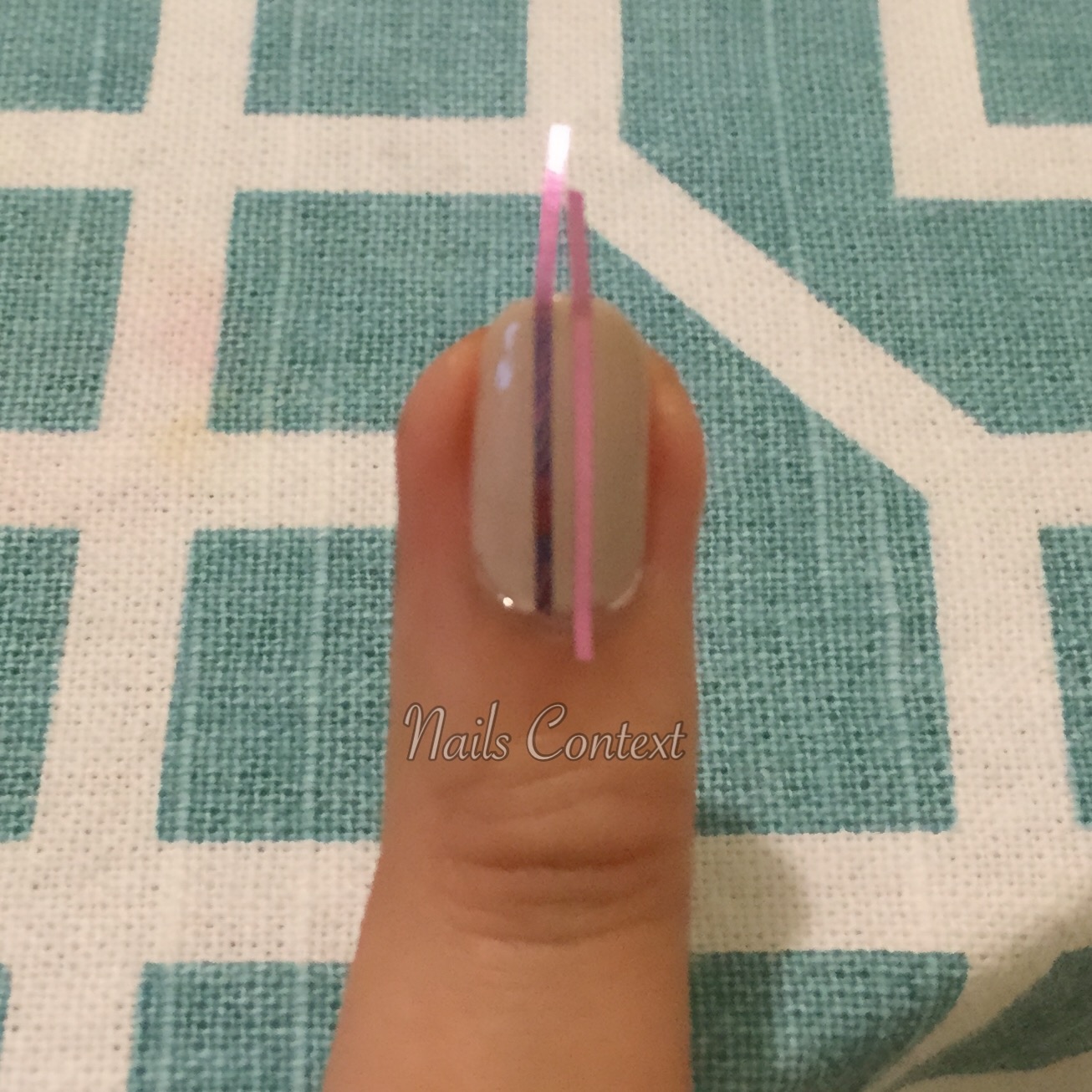 Nails Context: Tutorial: Matte Colorblock Nails