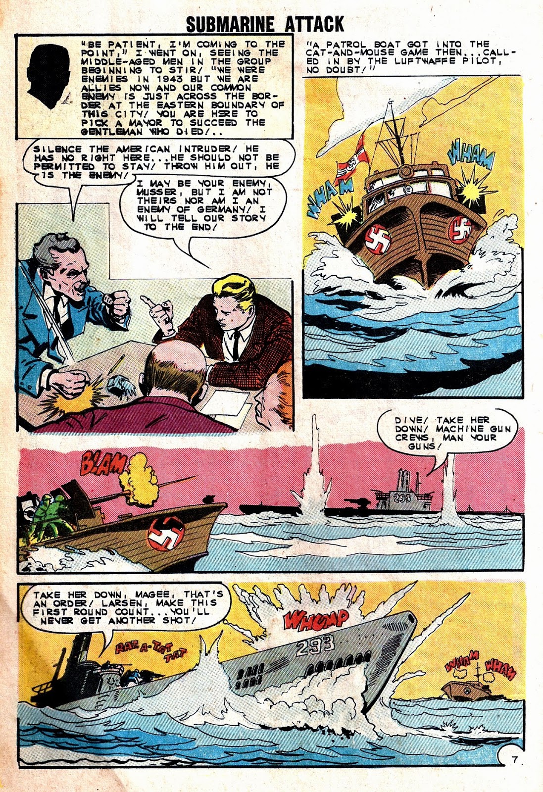 THE CHARLTON COMICS READING LIBRARY: SUBMARINE ATTACK #39 May 1963