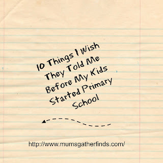 10 Things I Wish They Told Me Before My Kid Started Primary School ...