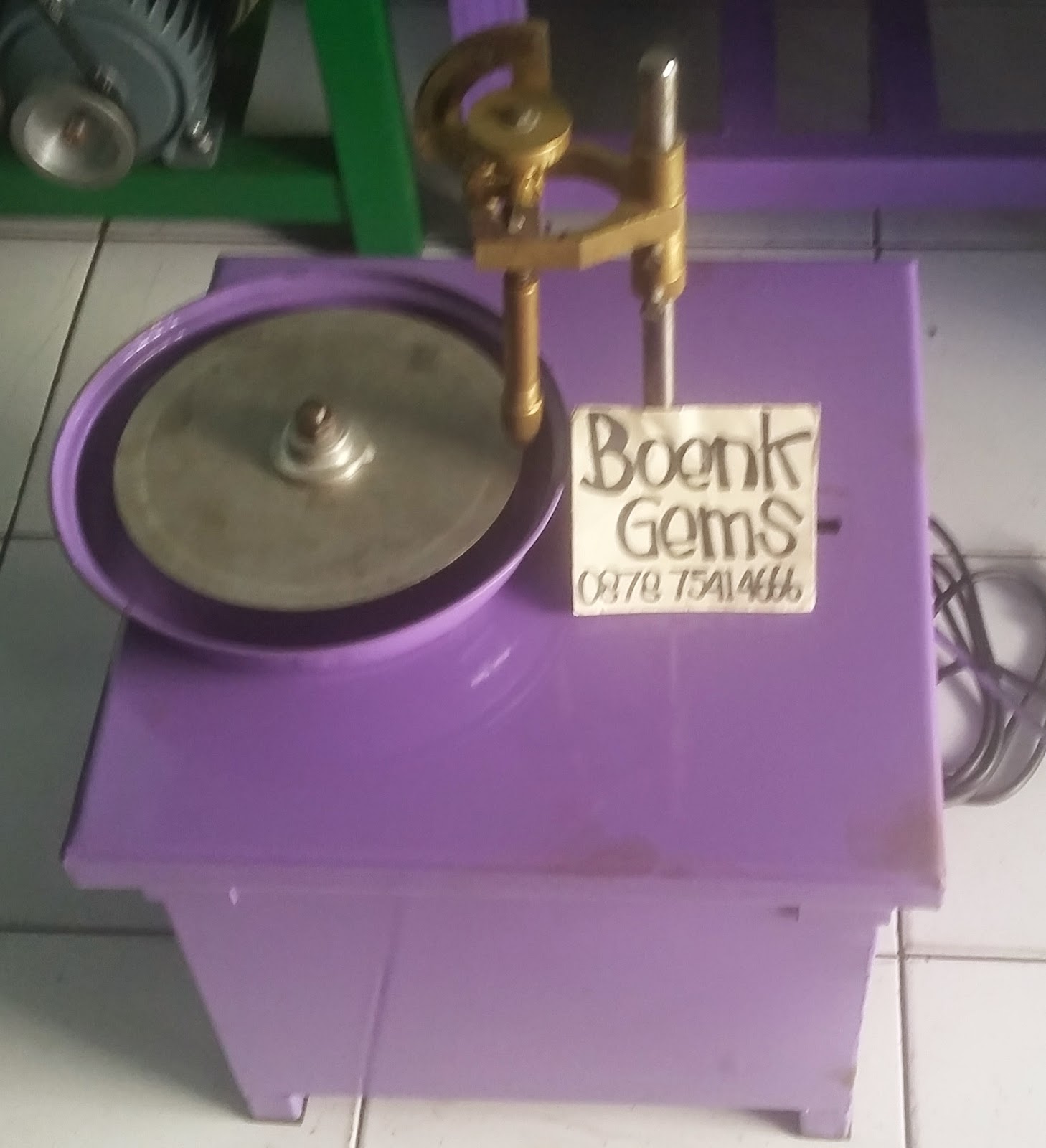 Mesin Faset Batu Akik - Faceting Machine Agate
