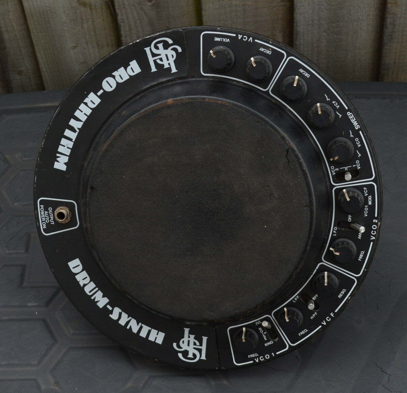 MATRIXSYNTH: 70s JHS SD-1 Pro-Rhythm Synth Drum Pad + Stand