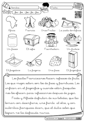 APRENDEMOS DISFRUTANDO EN 1º: PRACTICAMOS LOS FONEMAS TRABAJADOS: FR-FL ...