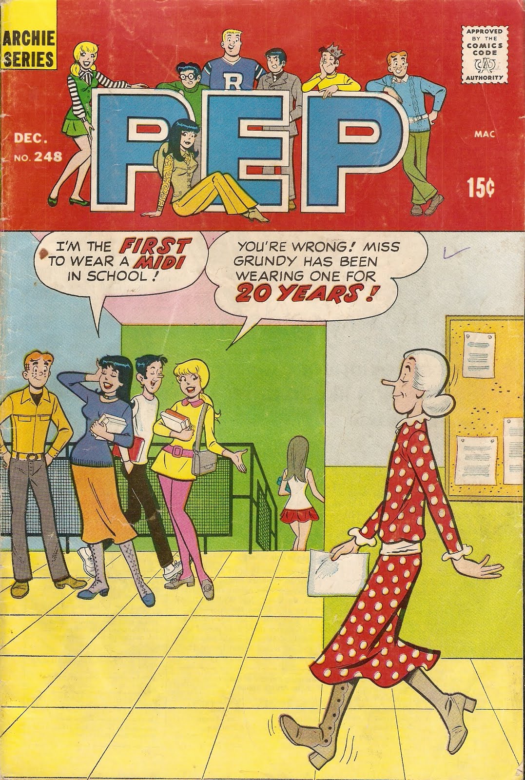 Slay, Monstrobot of the Deep!!: Bold Fashion Choices--Archie Repeats Itself
