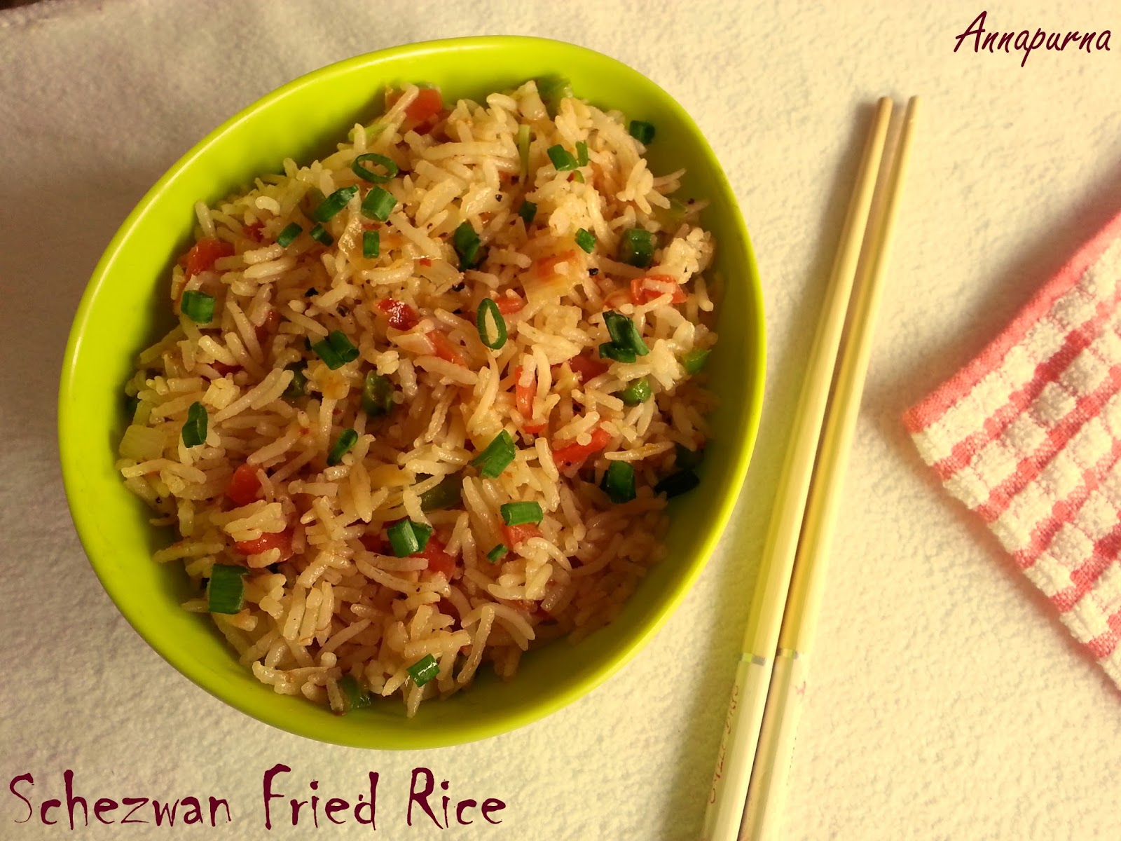 Indo Chinese Schezwan Fried Rice