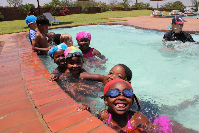 Teaching in Africa: Swimming in 1st grade