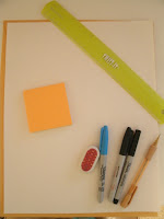 A Splash of Color: DIY Post-It Note Goal List
