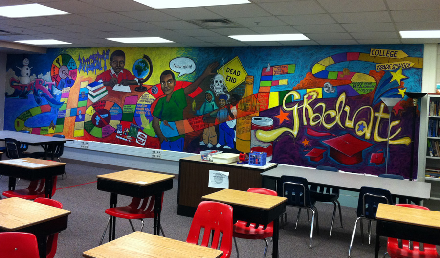 Murals by Melodee Strong: High School