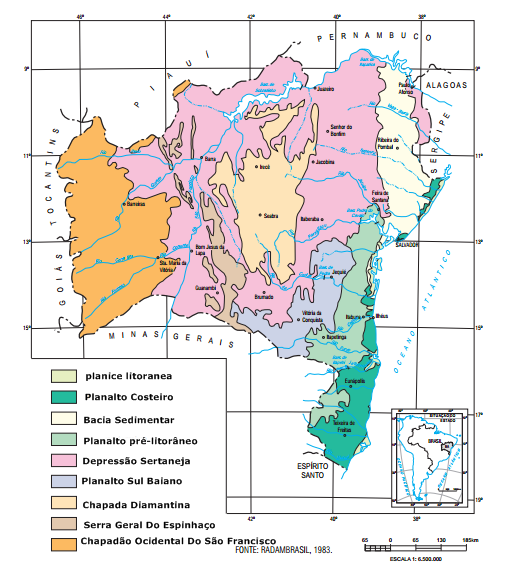 A Bahia em relevo : Relevo da Bahia