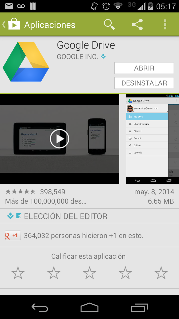 Tutorial: Como instalar aplicaciones .APK con Google Drive ~ Mi lado TEC