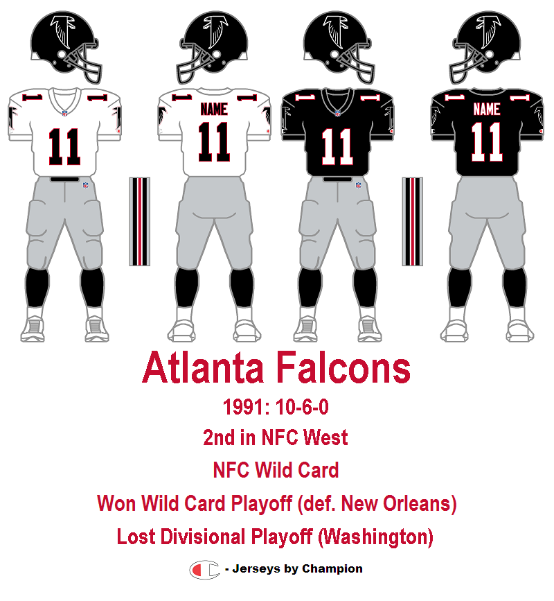 Bill's Update Blog: 1990-92 Atlanta Falcons