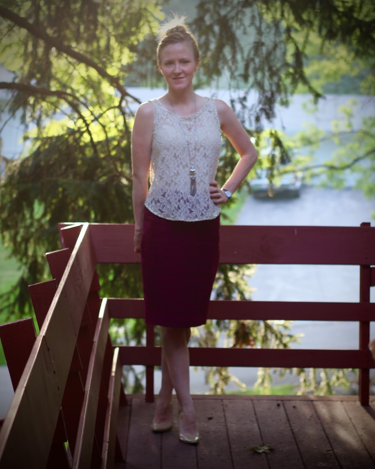 Workin' lace and sparkles - Work it Blog