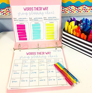 Words Their Way in the Primary Classroom - Happy Hearts in 1st