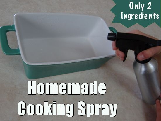 Homemade Cooking Spray | Homemade to Healthy