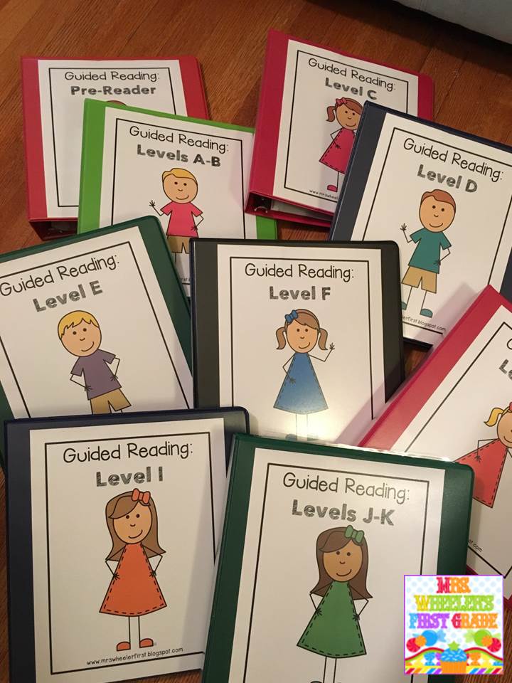 Mrs. Wheeler's First Grade Tidbits: Guided Reading BUNDLE: Summer Prep