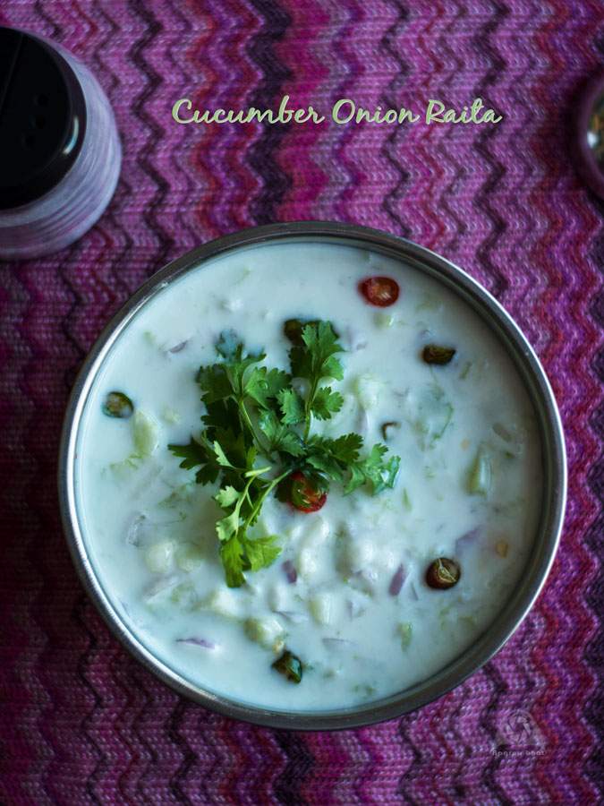 Cucumber Salad/ Raita ~ Flavors N Colors