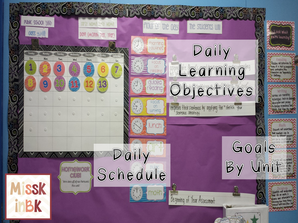 MissKinBK: A Fifth Grade Blog: Morning Routines