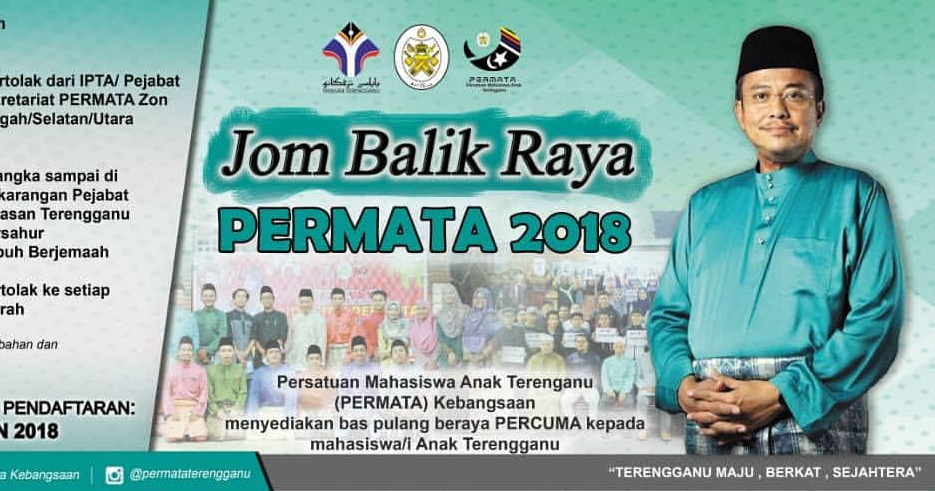 BAS PERCUMA UNTUK MAHASISWA TERENGGANU BALIK RAYA 2018