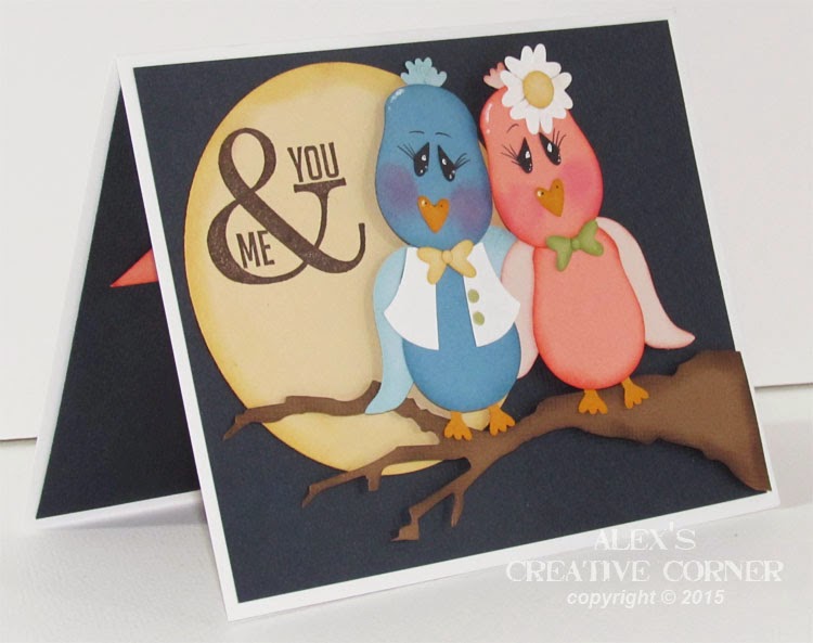 Alex's Creative Corner: Love Birds Valentine