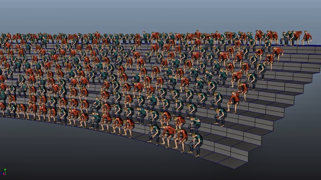 Stadium Crowd Texture