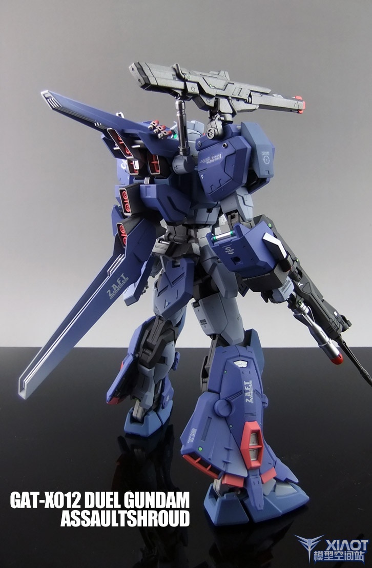 GUNDAM GUY: MG 1/100 GAT-X102 Duel Gundam Assaultshroud - Painted Build