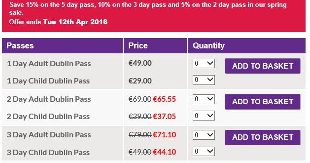Vow Renewal 2016: Is a Dublin Pass worth it?
