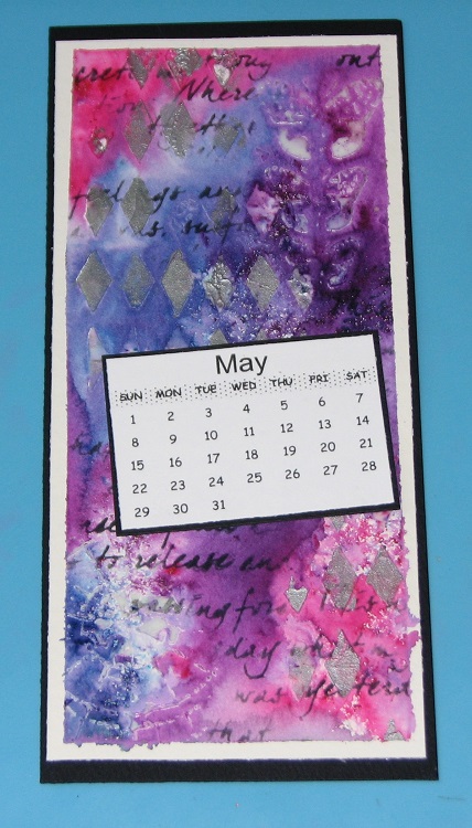 Ink Stains: 2016 Watercolor Calendar - May