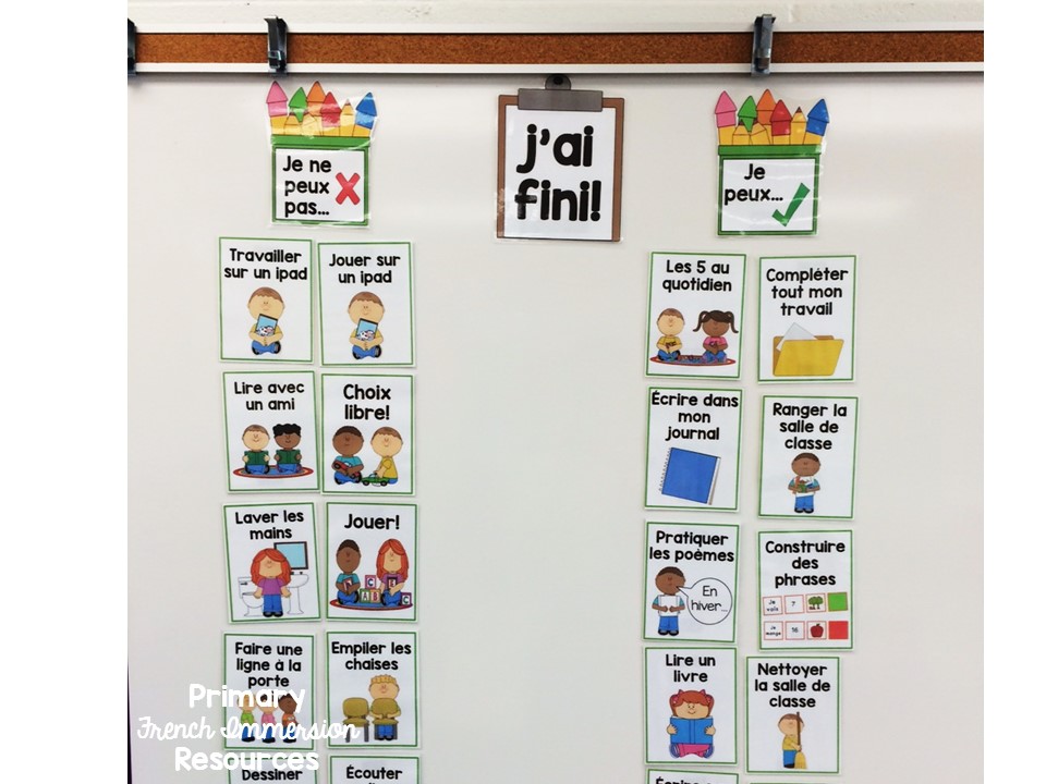 Resources to set up your classroom! - Primary French Immersion Resources