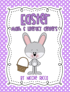 Mrs. Ricca's Kindergarten: Easter Centers + FREEBIE