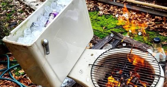 THE WESTERNER: Redneck BBQ grill and cooler