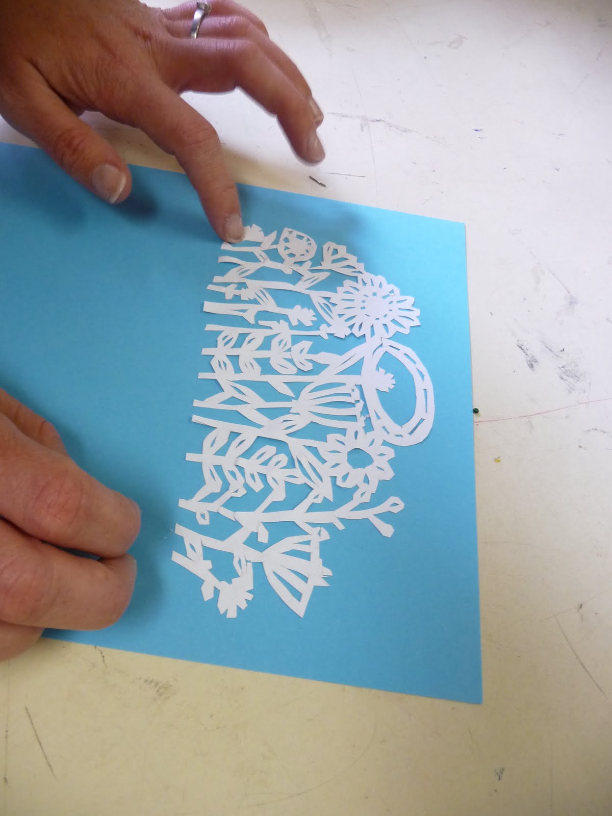 Dream of a dream...: Today's craft: Scherenschnitte