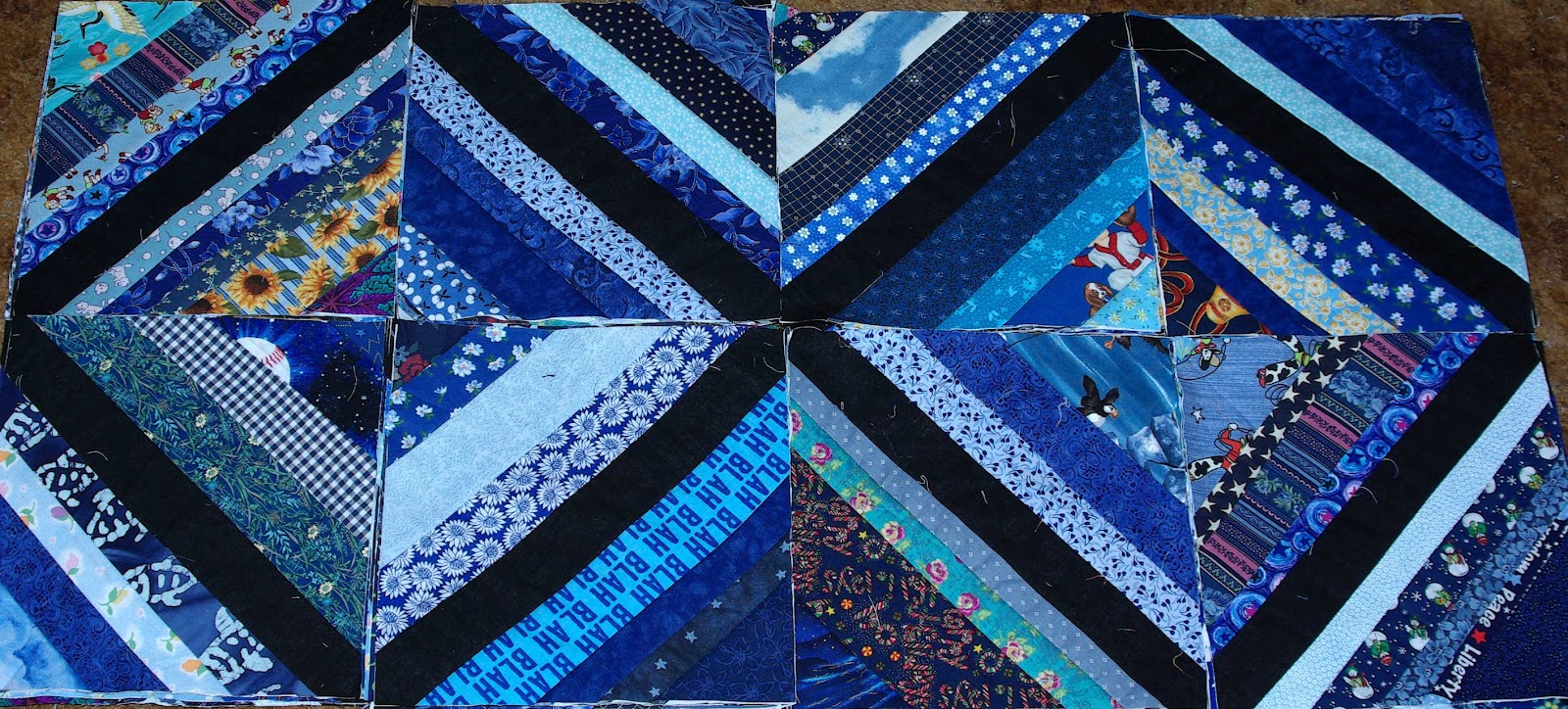Sane, Crazy, Crumby Quilting: Sewing Blues